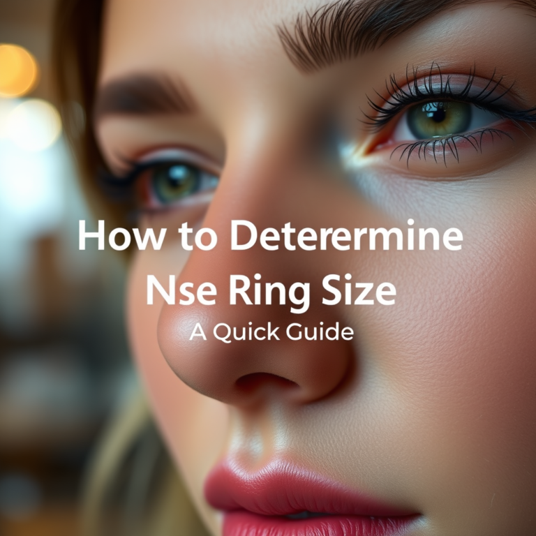 How to Determine Your Nose Ring Size: A Quick Guide - Nose And Earrings