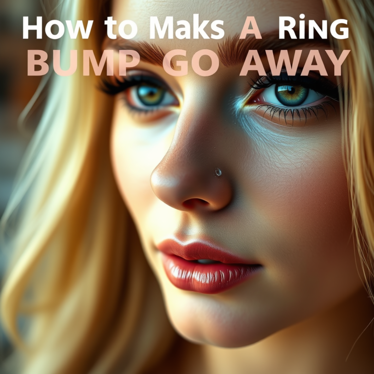 How to Make a Nose Ring Bump Go Away: Effective Solutions - Nose And ...